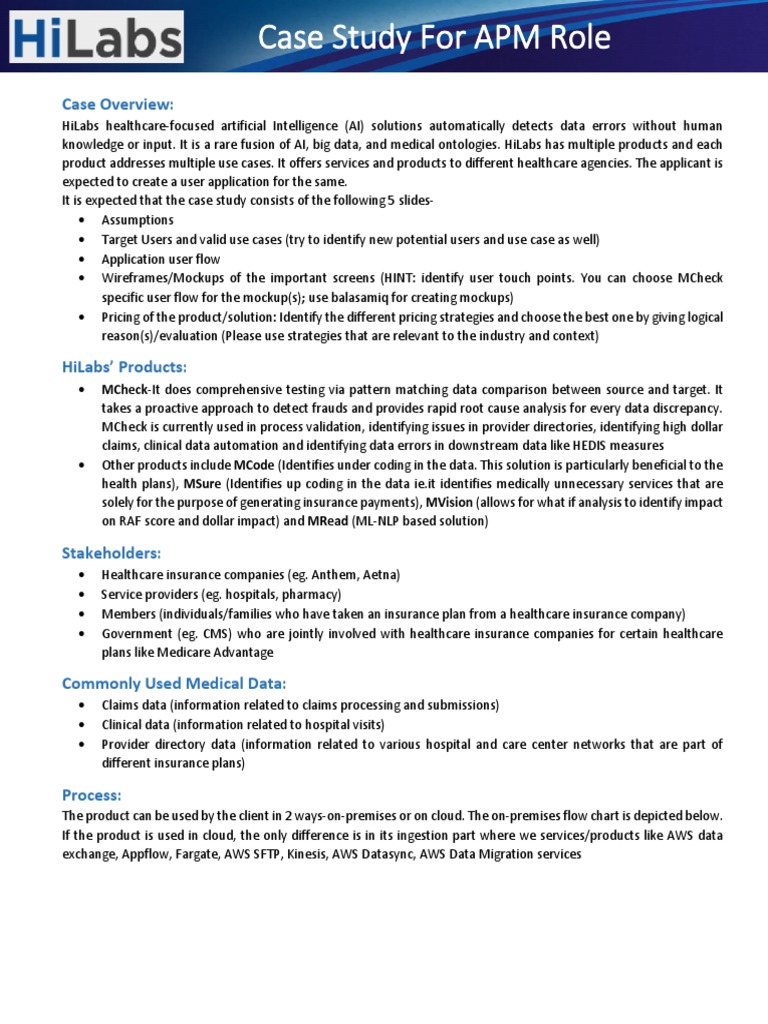 APM - Case Study - IIT - 2021 | PDF | Artificial Intelligence | Intelligence (AI) & Semantics
