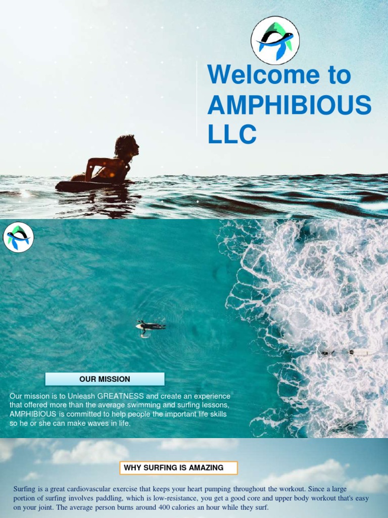 Amphibious Swimming and Surfing School in Dubai | PDF