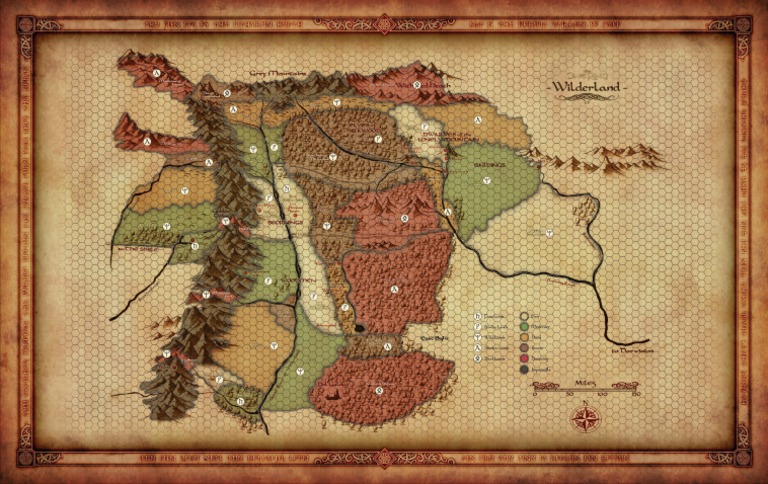 004 - Tales From Wilderland LM Map | PDF