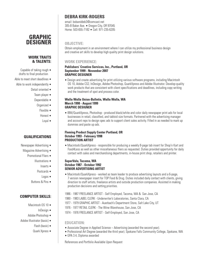 Resume Debs | PDF | Communication Design | Computing