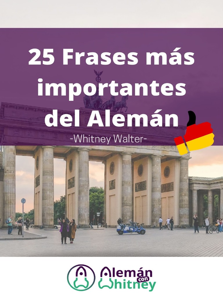 E Book 25 Frases Importantes para El Aleman | PDF