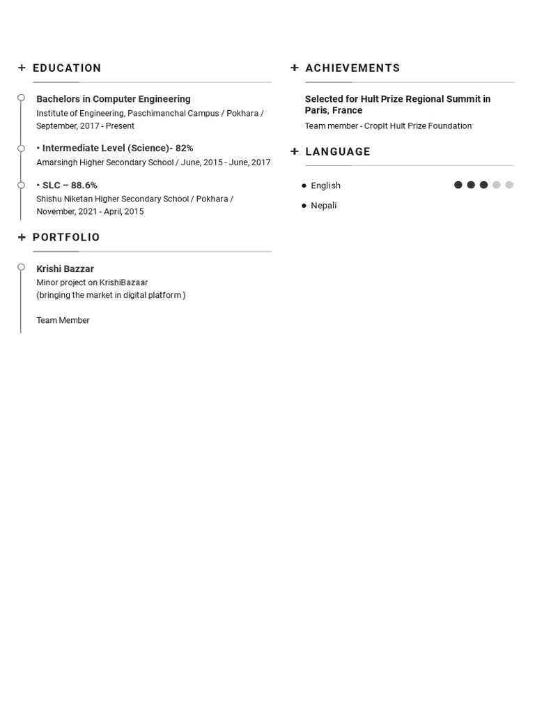 Kabita Adhikari CV | PDF | Computers | Art