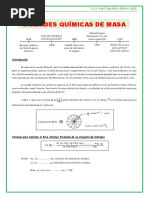 Unidades Químicas de Masa - QUIMICA | PDF | Mole (Unidad) | Masa