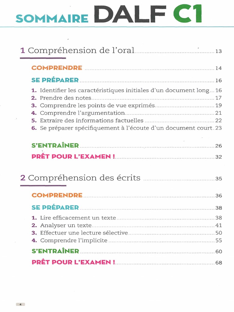 Le DALF C1. | PDF