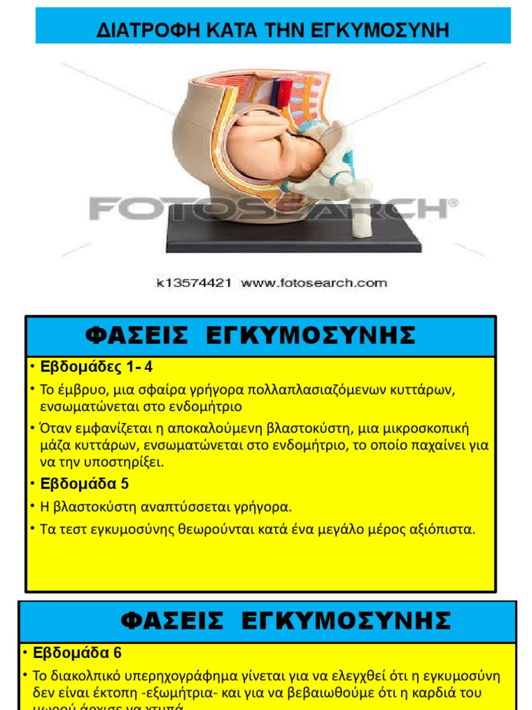 ΔΙΑΤΡΟΦΗ ΚΑΤΑ ΤΗΝ ΕΓΚΥΜΟΣΥΝΗ | PDF