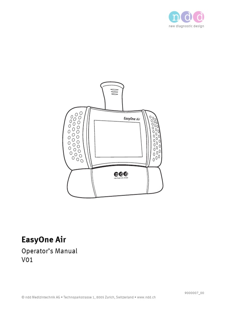EasyOneAir Operators Manual V01 EN | PDF | Usb | Electromagnetic ...
