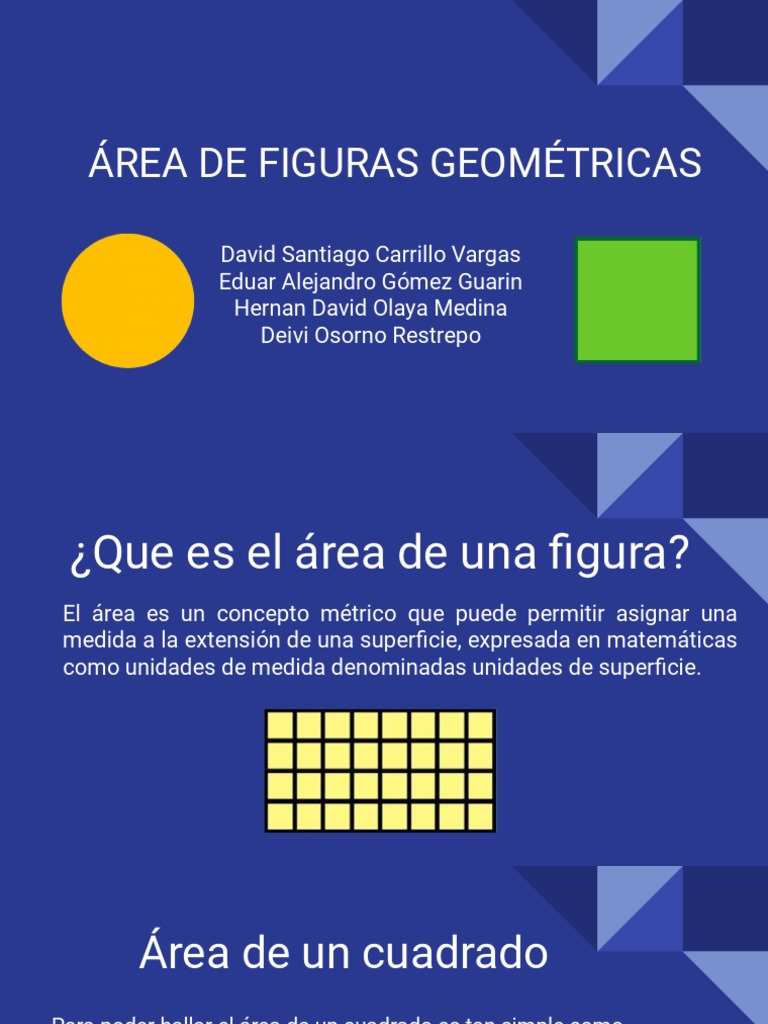 Área de Figuras Geométricas | PDF