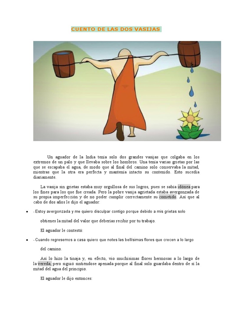 Cuento La Vasija Agrietada Pdf Número Primo Lingüística