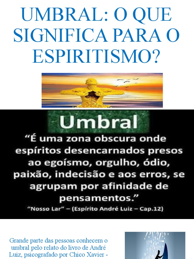 UMBRAL o Que Significa para o Espiritismo | PDF | Espiritismo | Pensamento