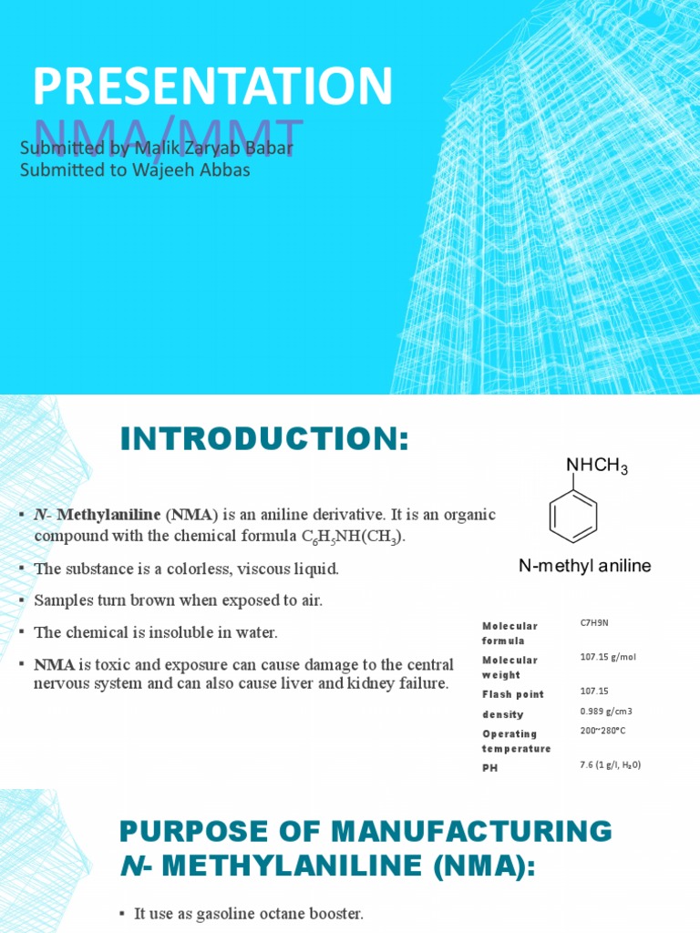 Presentation: Nma/Mmt | PDF | Gasoline | Chemical Reactions