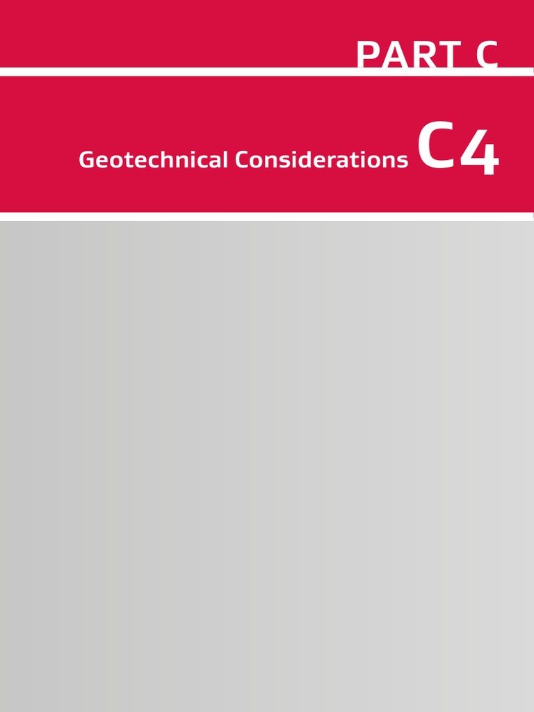Section C4-Geotechnical Considerations | PDF | Strength Of Materials ...