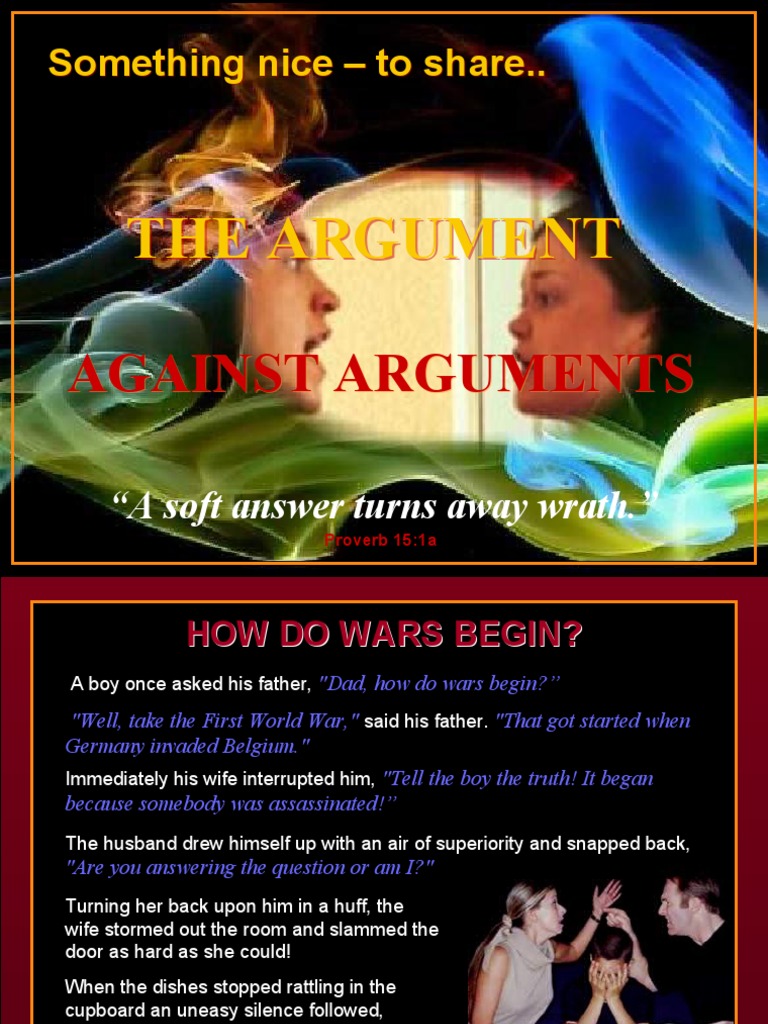 Arguments | PDF | Love | Argument