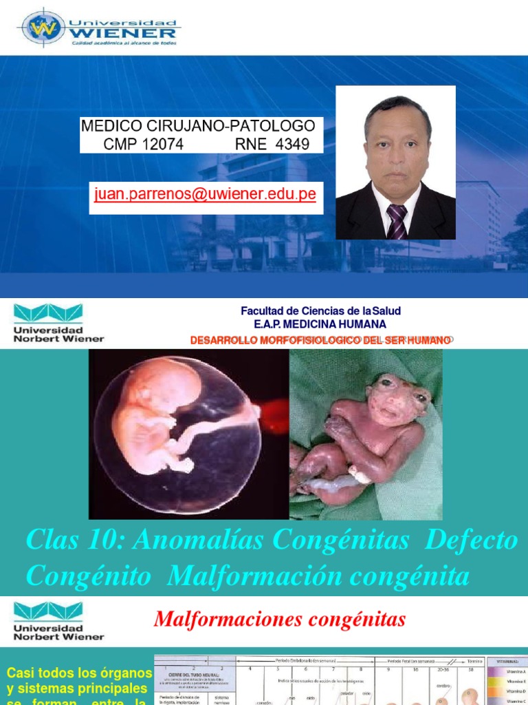 Anomalías Congénitas y Defectos en Bebés | PDF | Infección ...