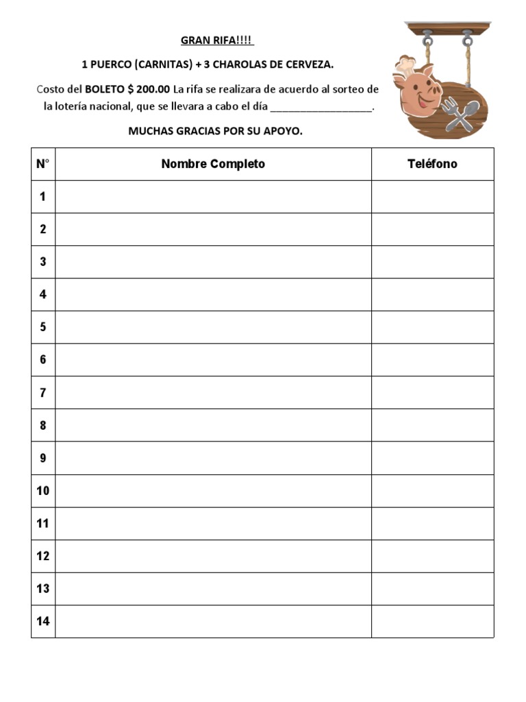 Gran Rifa | PDF