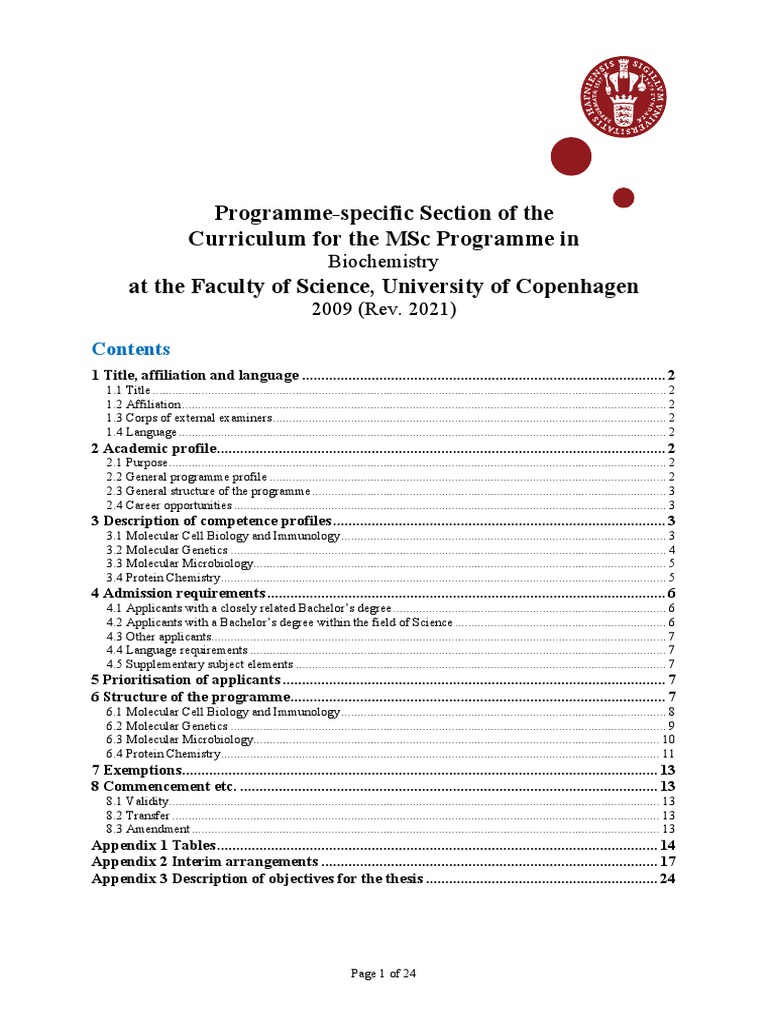 MSC Biochemistry STO | Download Free PDF | Scientific Method | Academic ...