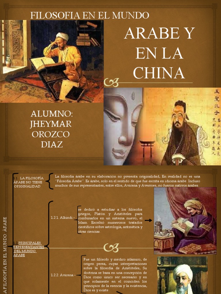 Filosofía Árabe y China: Corrientes y Pensadores | PDF | Confucio | Laozi