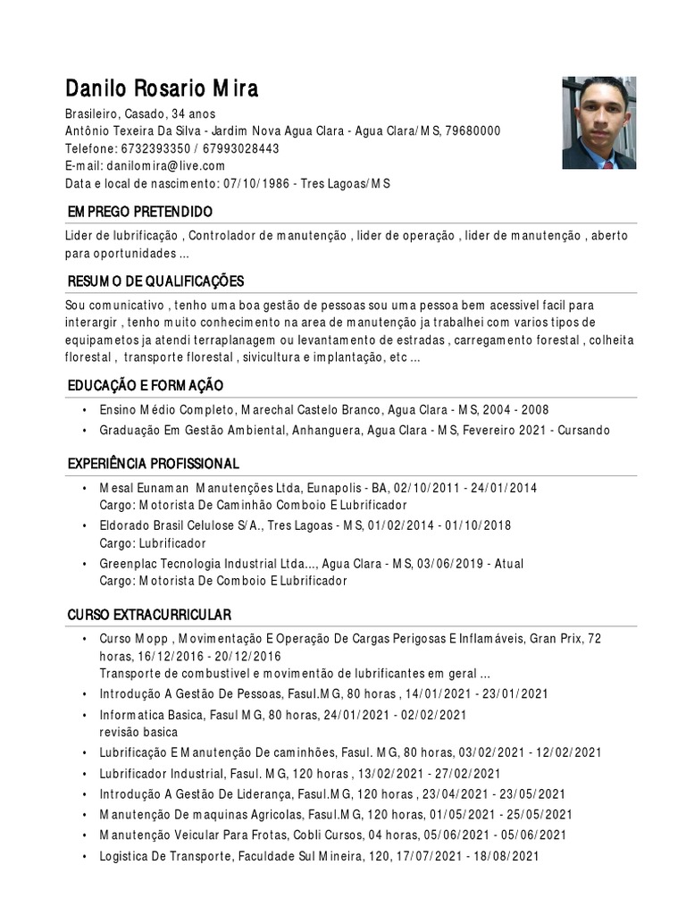 CV Danilo Rosario Mira 18-08-2021 | PDF