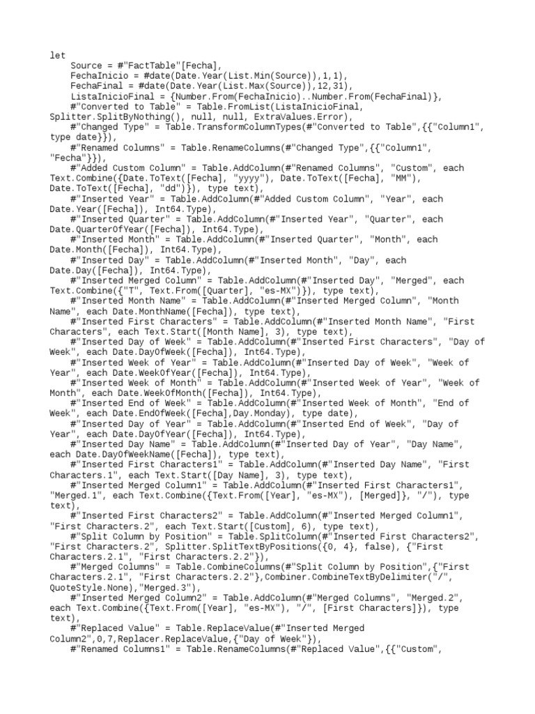 Dim Calendar M | PDF