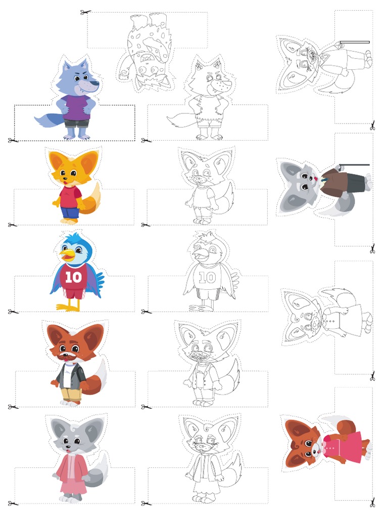 Printable Finger Puppets | PDF