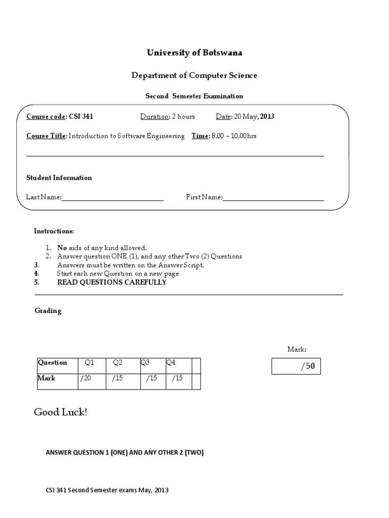 University of Botswana: Department of Computer Science | PDF | Payroll | Software