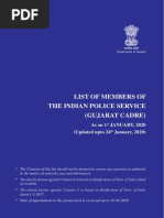 Ips List Home | PDF | Gujarat | Ranks