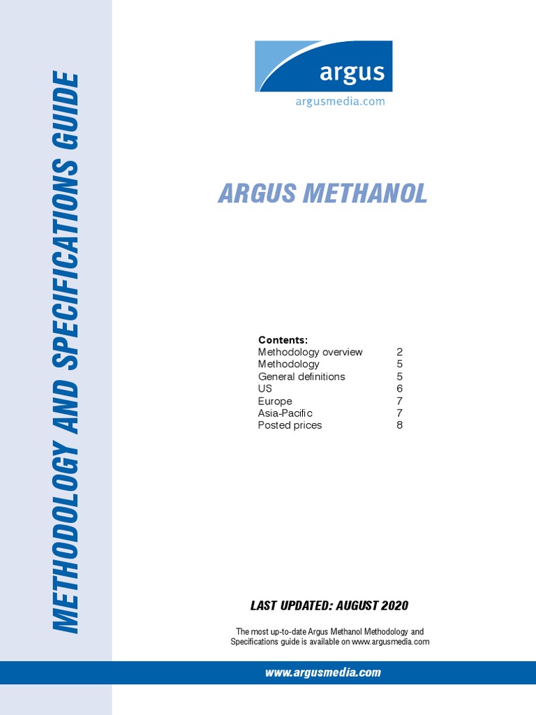 Argus Methanol | PDF | Market (Economics) | Prices