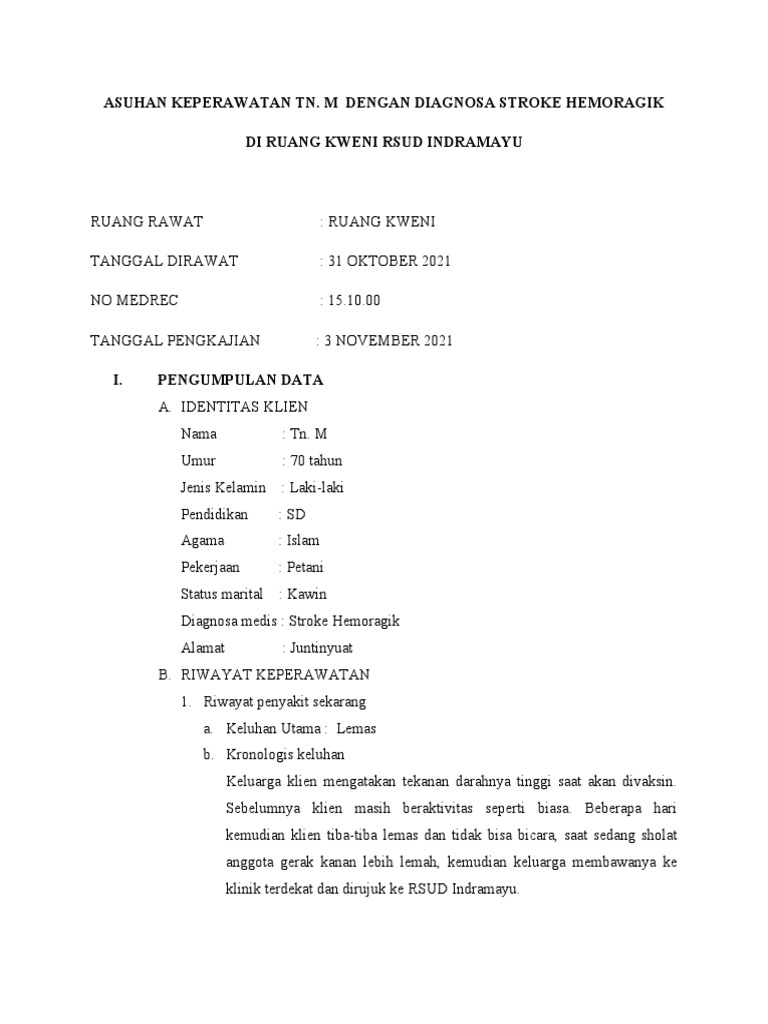 Fix Askep Stroke Ina | PDF