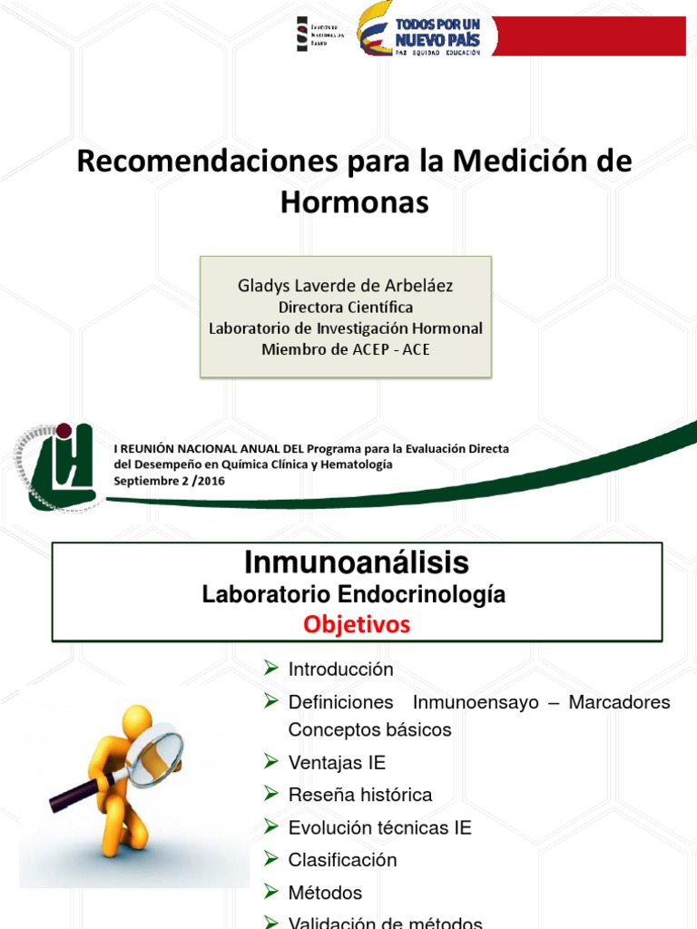 Medición de Hormonas Dra. Laverde | PDF | Ciencia y matemática