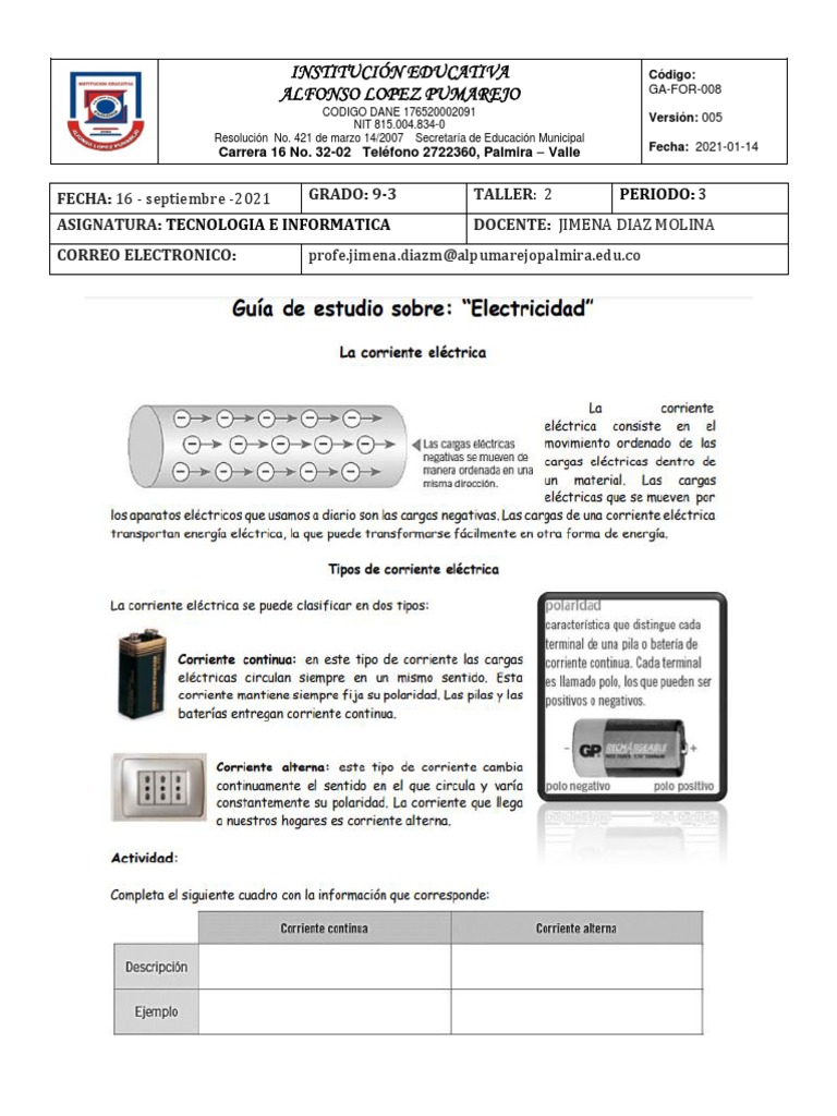 La Electricidad | PDF | Componentes eléctricos | Equipo