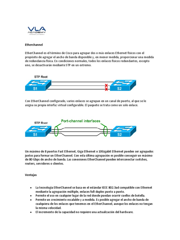 Capitulo 22 - Etherchannel | PDF | Redes de computadoras | Protocolos de capa física