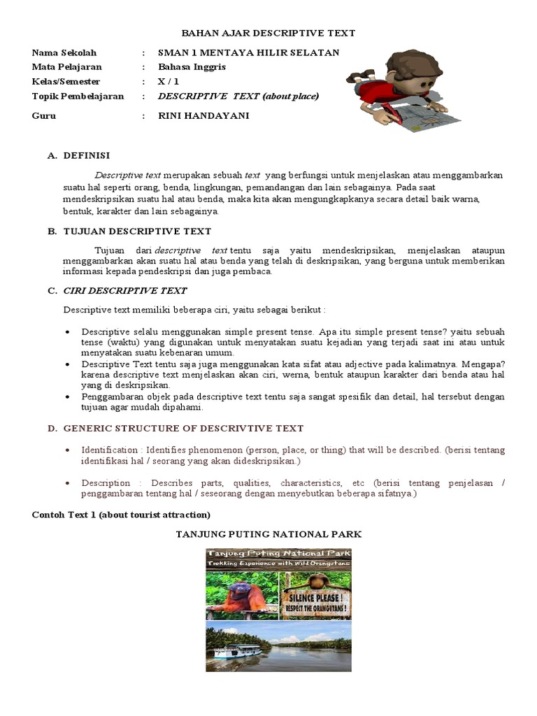 Chapter 4 Materi Descriptive Kelas X Ganjil | PDF