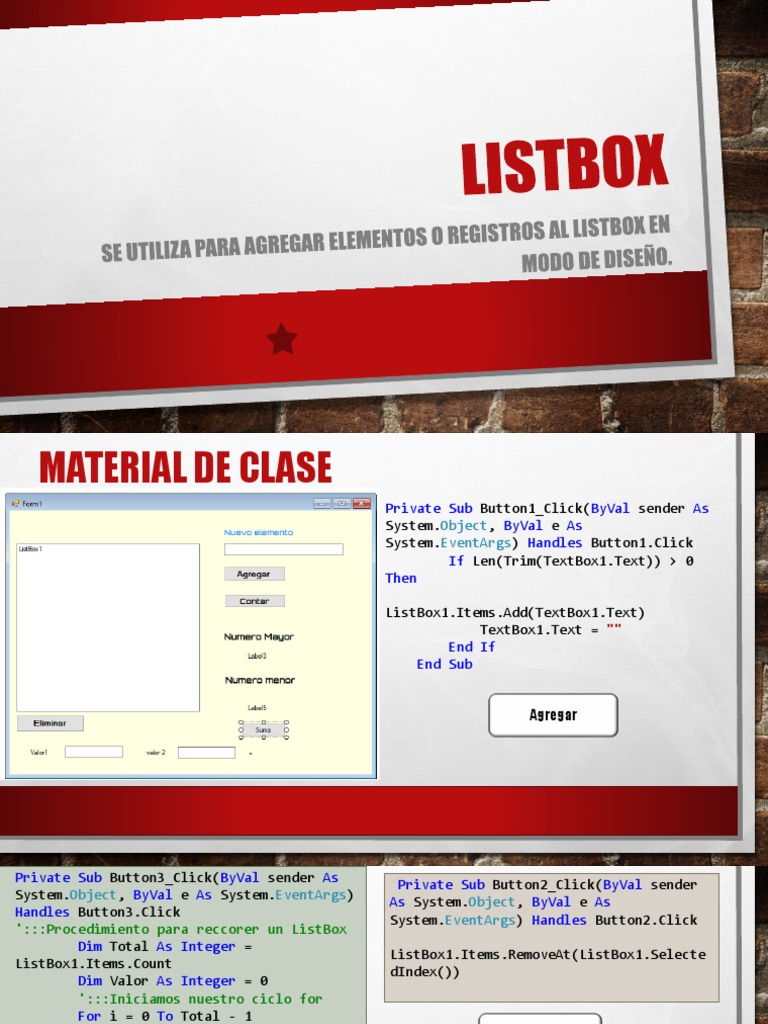 List Box | PDF