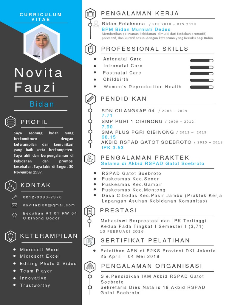 CV Novita Fauzi Amd - Keb (Rs Permata Bekasi) | PDF