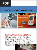 Capillary Blood Glucose Monitoring or CBG Monitoring | PDF | Blood ...