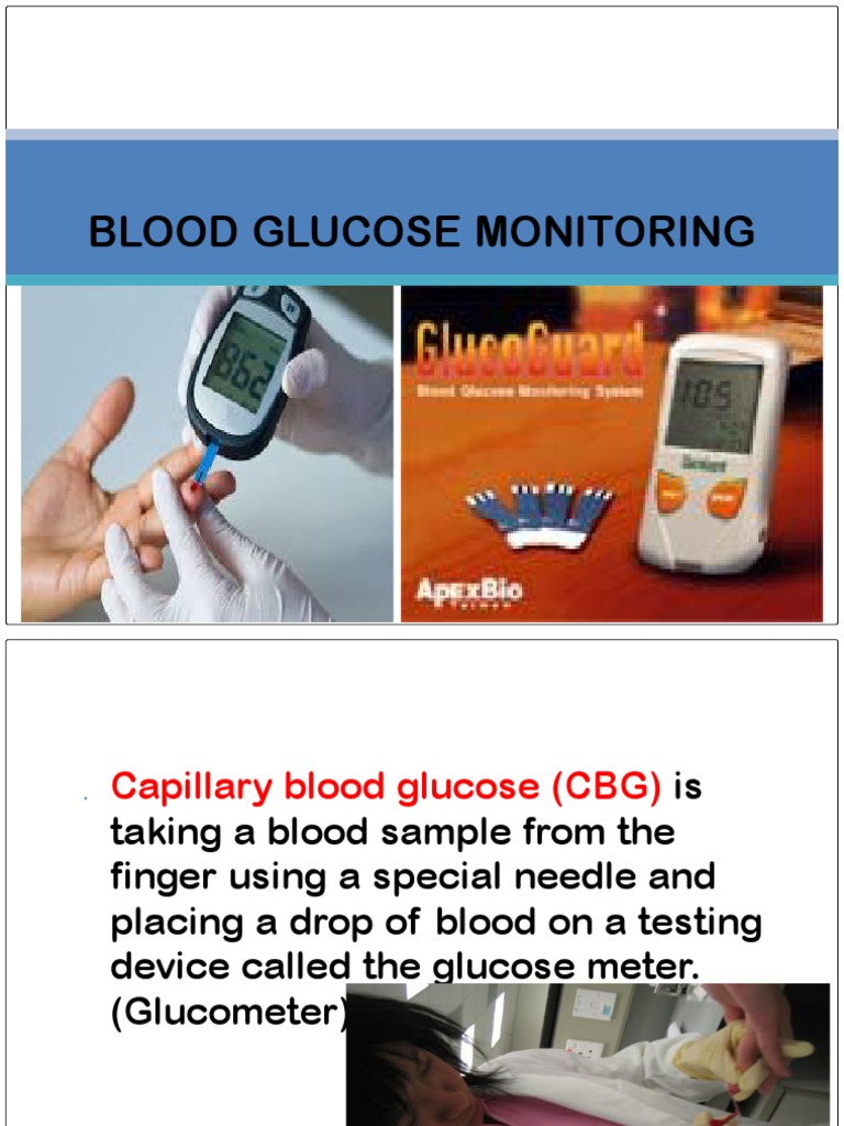 Capillary Blood Sugar