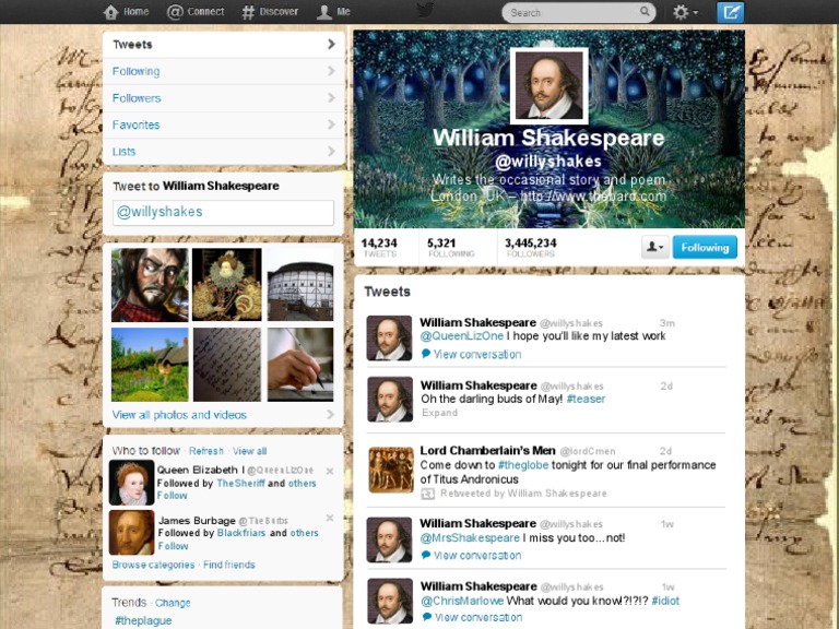 Fake Twitter Template | PDF