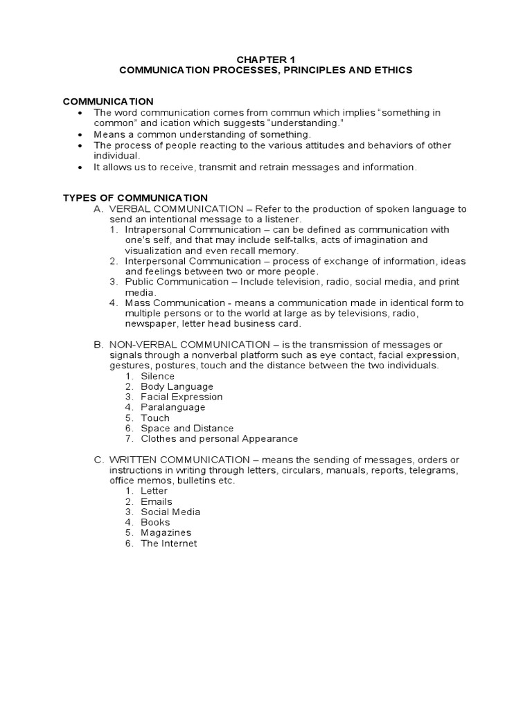 Module 1 Purcom | PDF | Communication | Nonverbal Communication