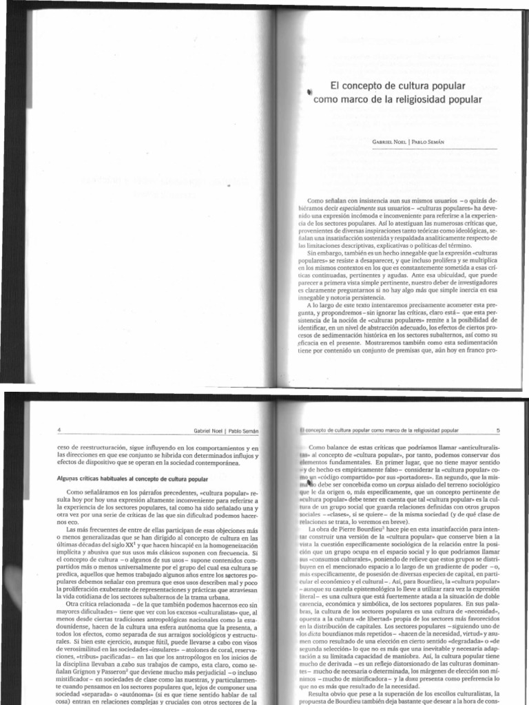 Gabriel Noel y Pablo Seman | PDF | Concepto | Sagrado