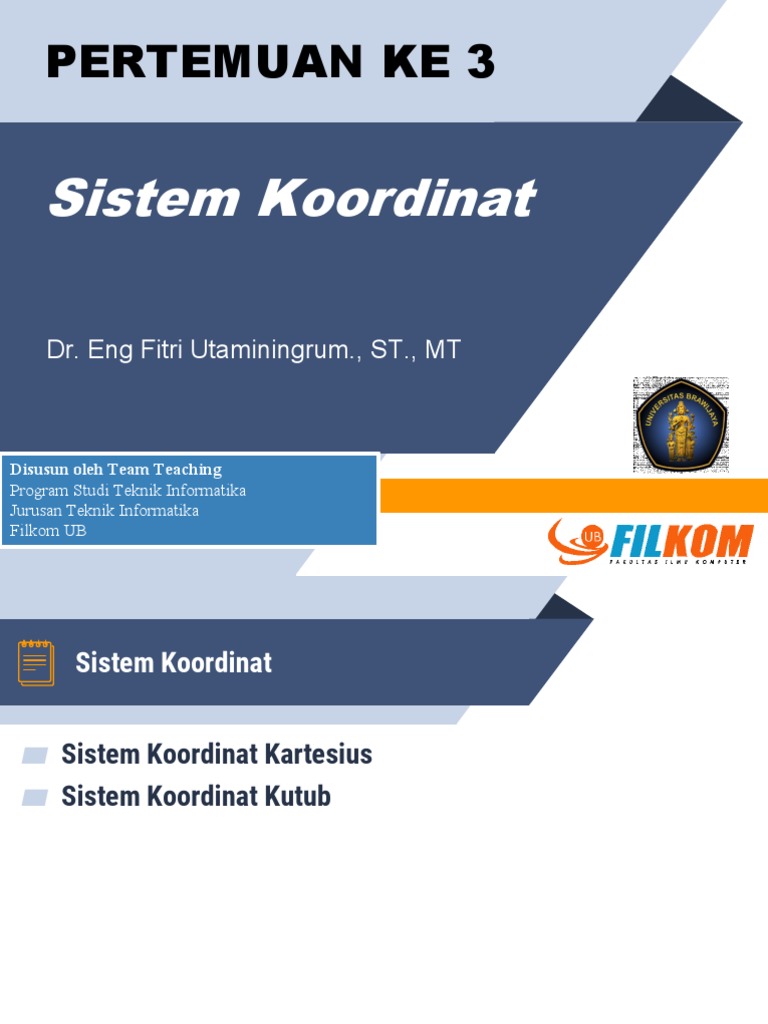 3 Sistem Koordinat | PDF