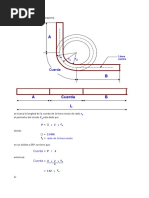 Calculo de Desarrollo de Doblez | PDF