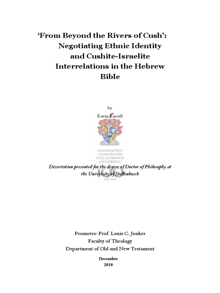 From Beyond The Rivers of Cush': Negotiating Ethnic Identity and ...