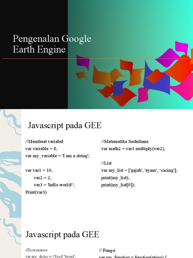 Pengenalan Google Earth Engine | PDF | Pemrosesan Gambar | Data