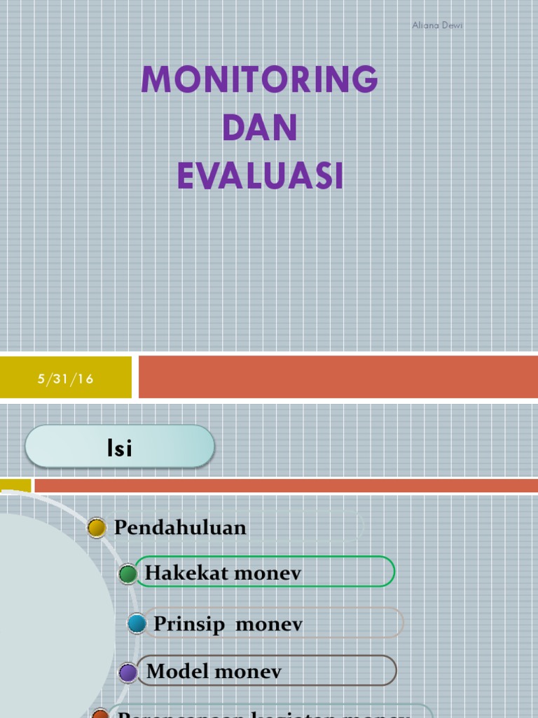 MONITORING Dan EVALUASI | PDF