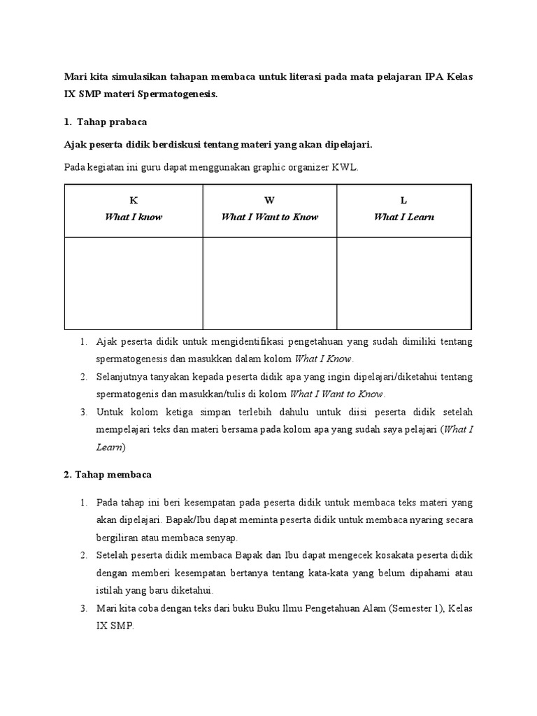 Tahapan Membaca | PDF