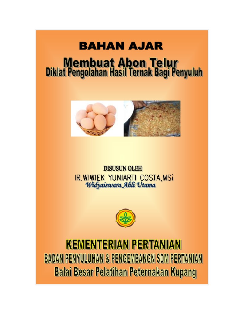 Membuat Abon Telur | PDF