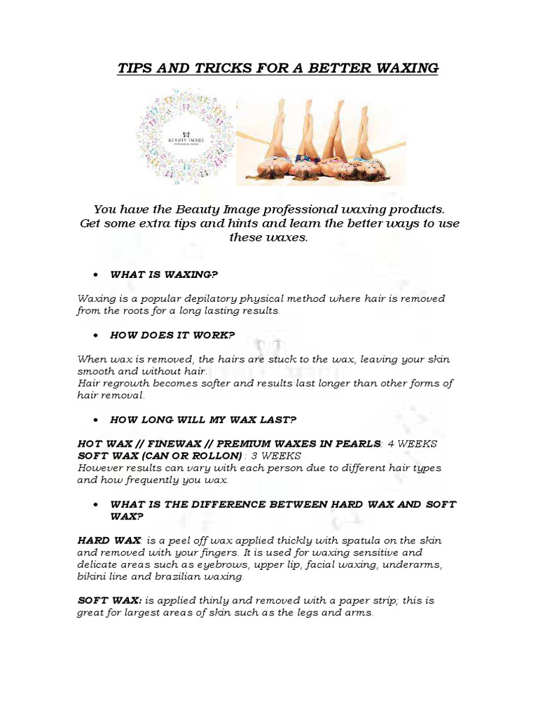 Waxing Questions and Answers | PDF | Hair | Human Head And Neck