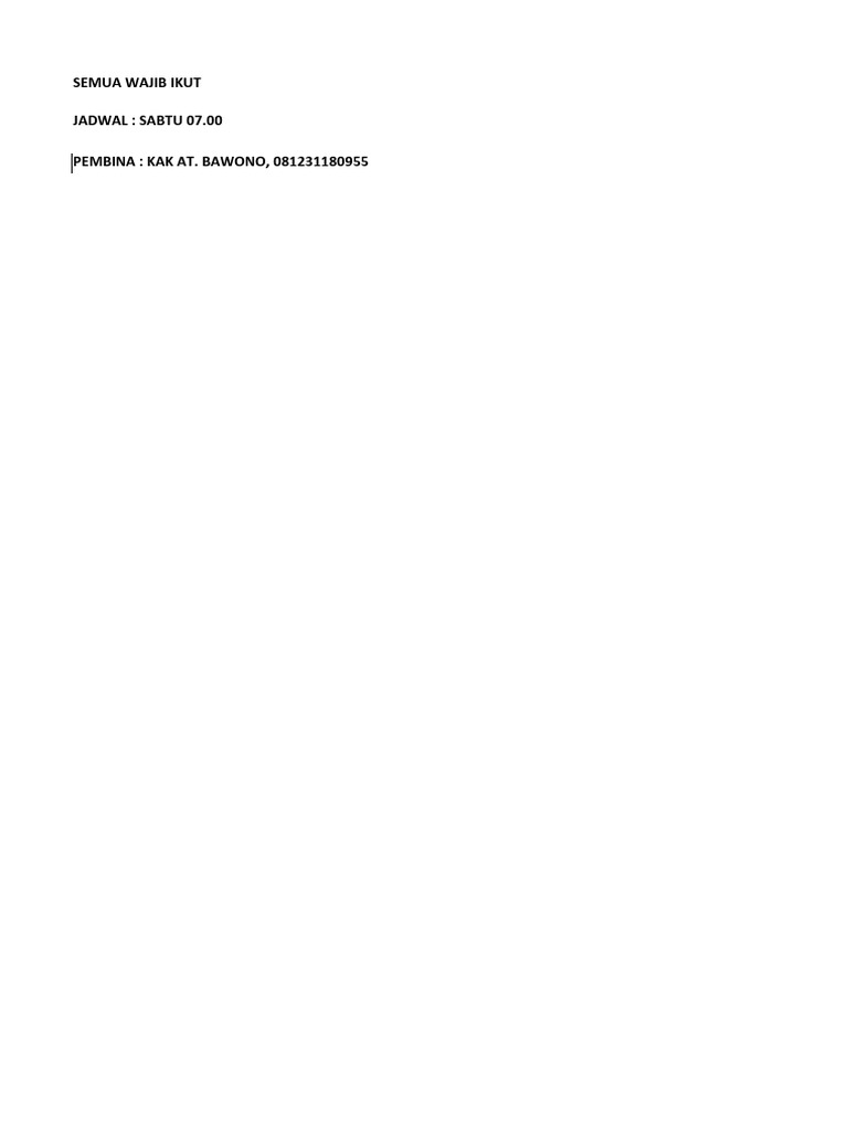 Absen Ekskul Pilihan Peserta Didik Kelas X | PDF