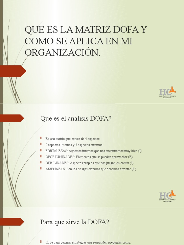 DOFA | PDF | Análisis FODA | Business