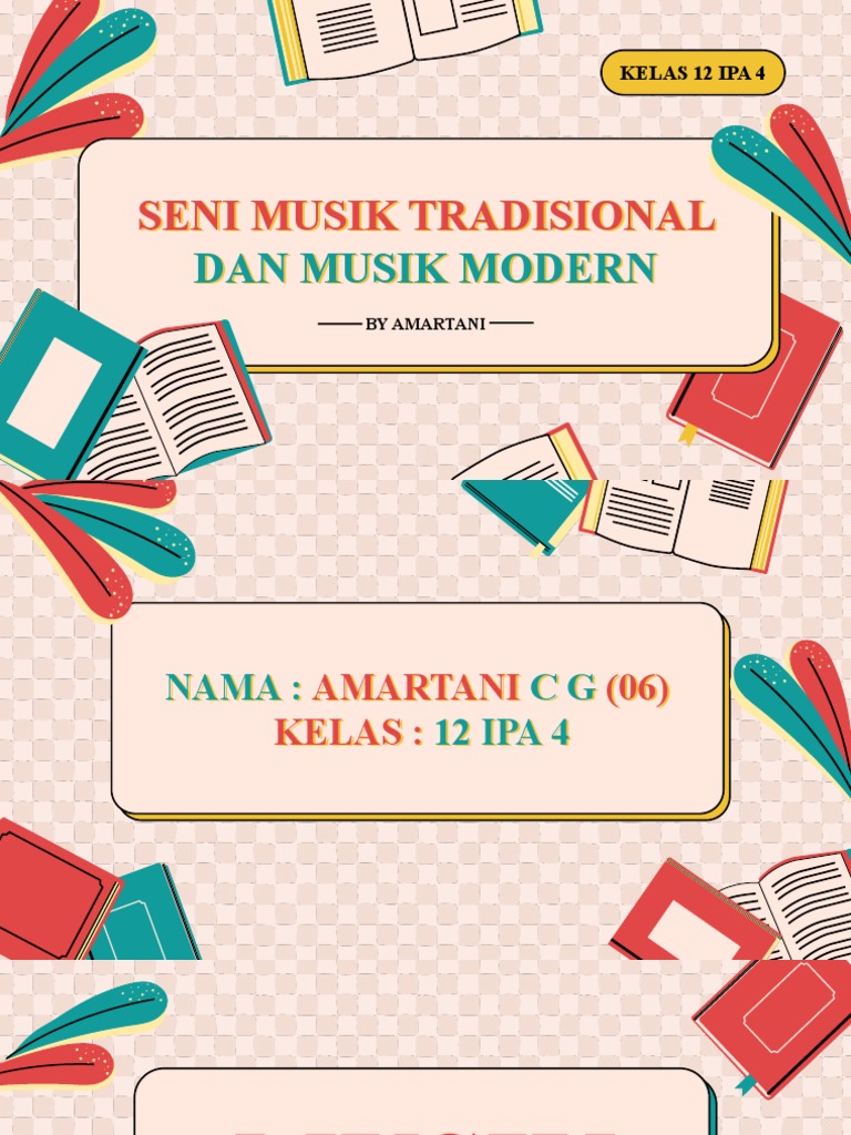 Amartani (06) - A4 - Resume PPT Seni Musik Modern Dan Tradisional | PDF