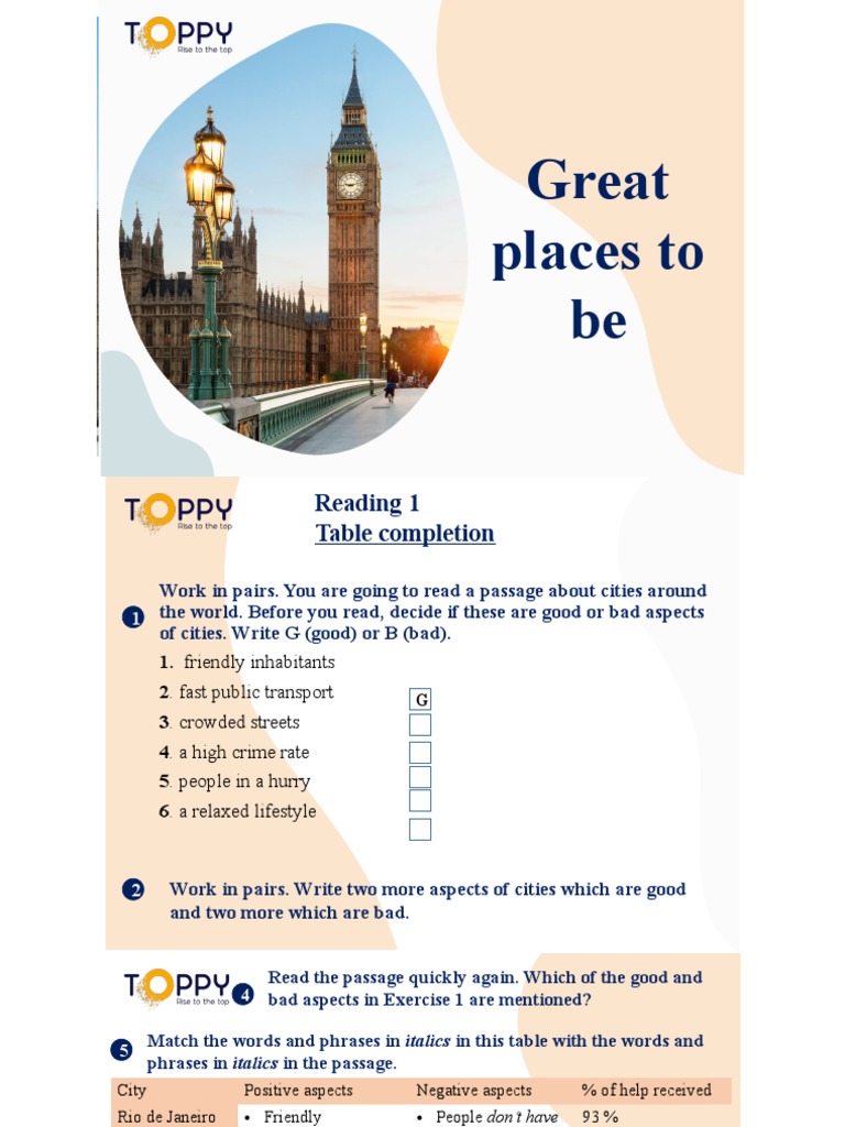 Unit 1 Reading Exercises 1&2 | PDF | Cognition